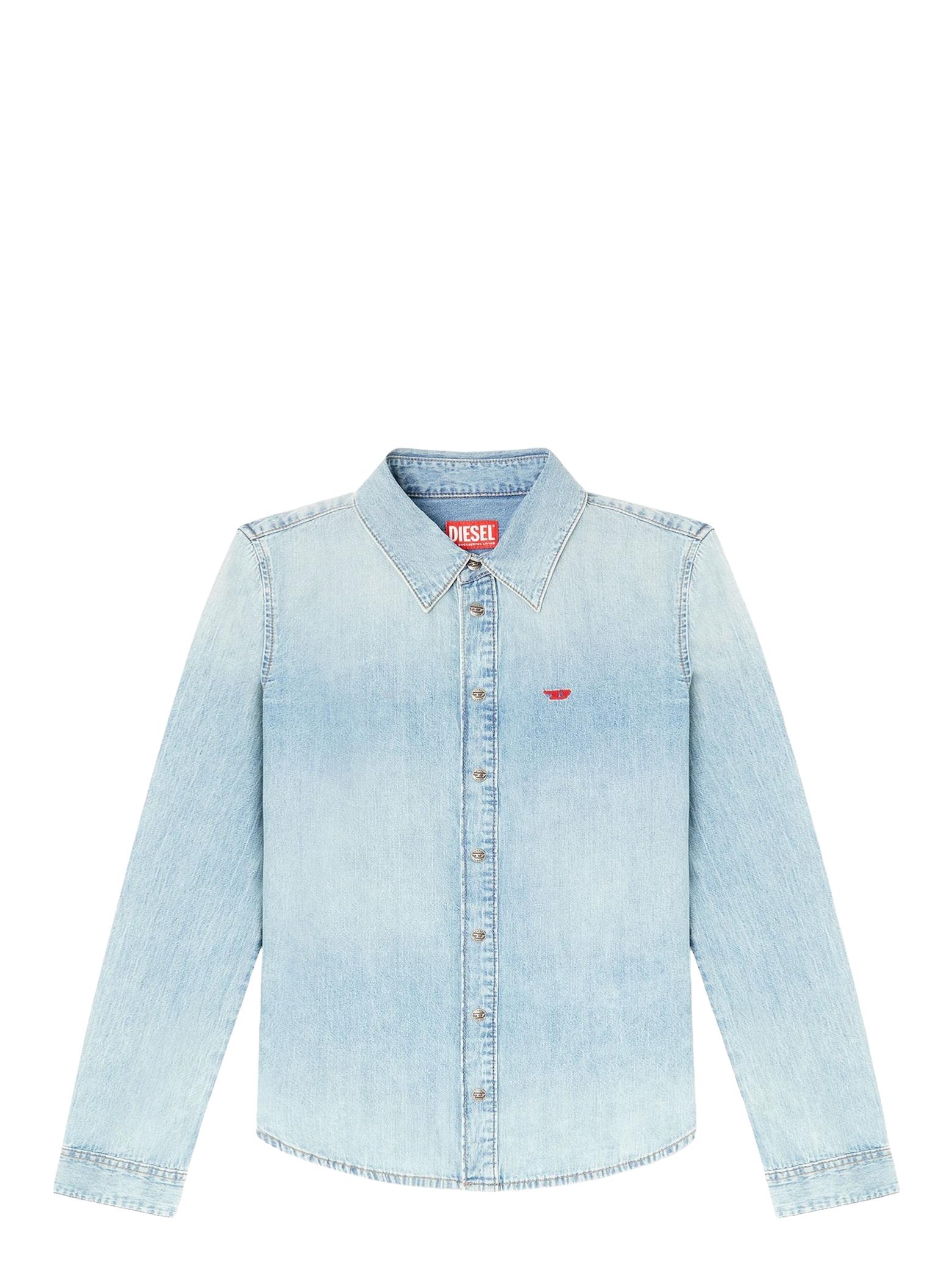 DIESEL® Diesel De-Eazy Logo Embroidered Denim Shirt